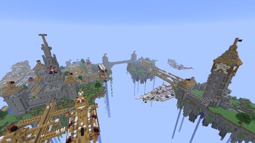 [Accalis fleet] Floating fortress of Accalis (SCHEMATIC !) Minecraft Map