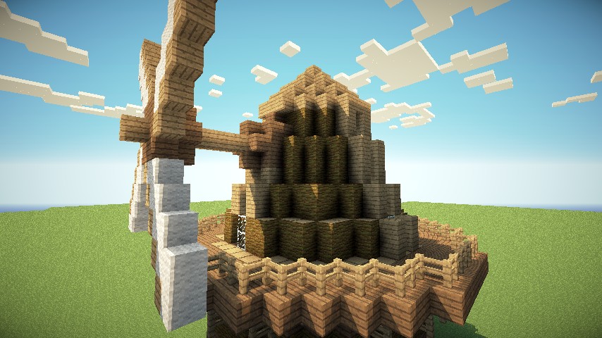 Wooden Windmill Minecraft Map