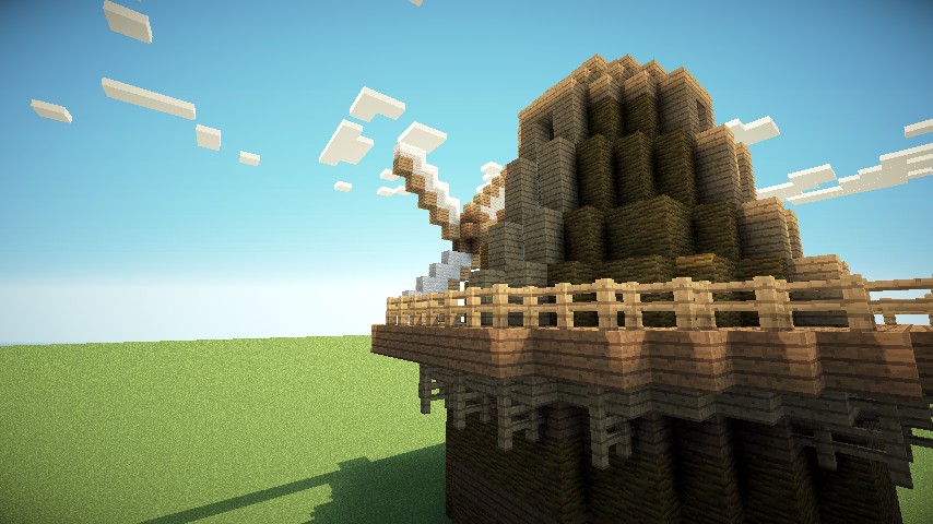 Wooden Windmill Minecraft Map