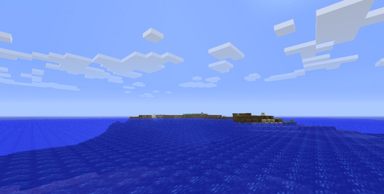 Island survival !! HEROBRINE (daan) Minecraft Map