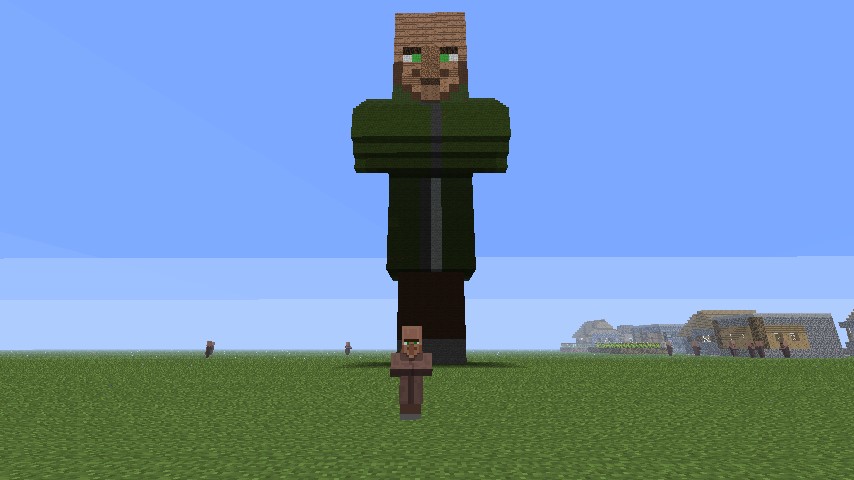 Villager Statue Minecraft Map