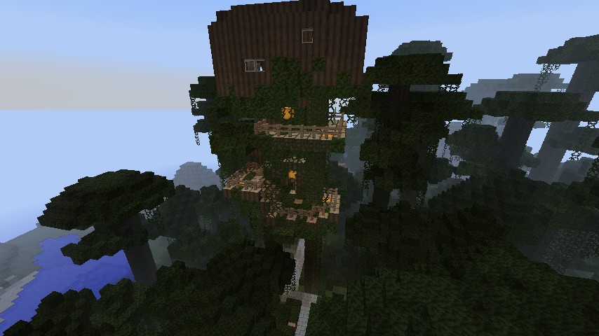 Tree house Minecraft Map
