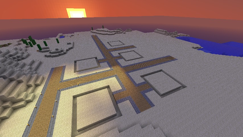 AlphaSurvival | ForgottenDesert Town! Minecraft Map