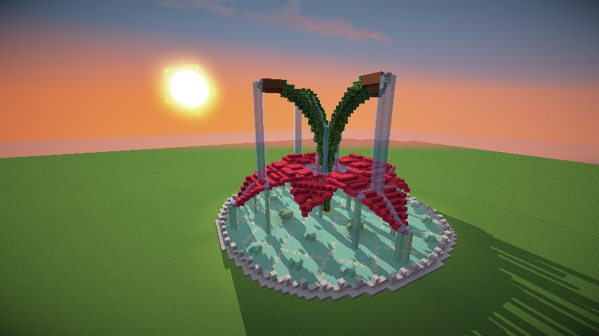Lily Fountain Minecraft Map