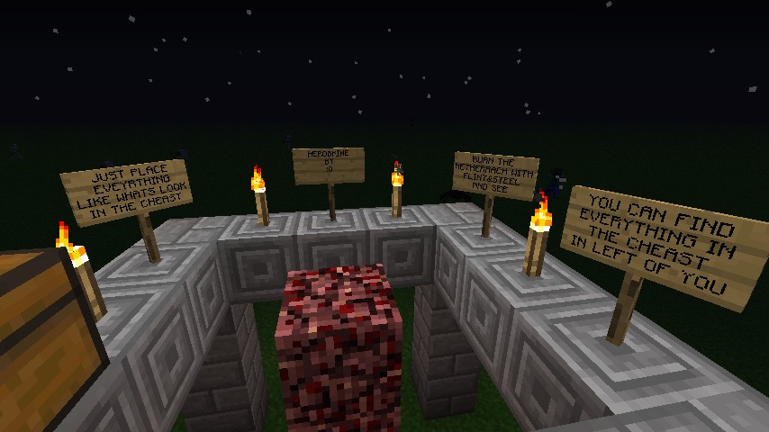 The Herobrine Map You Will Need The Mod Is In The Description