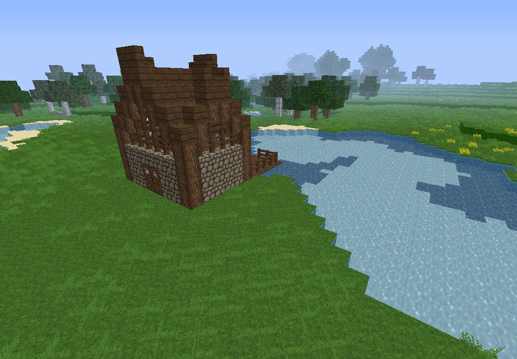 Fishing house Minecraft Map