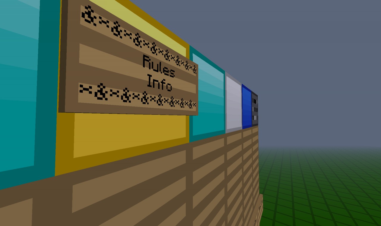 Rules Board - Version 1 Minecraft Map