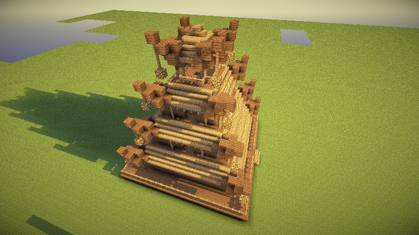 Chinese-style house Minecraft Map