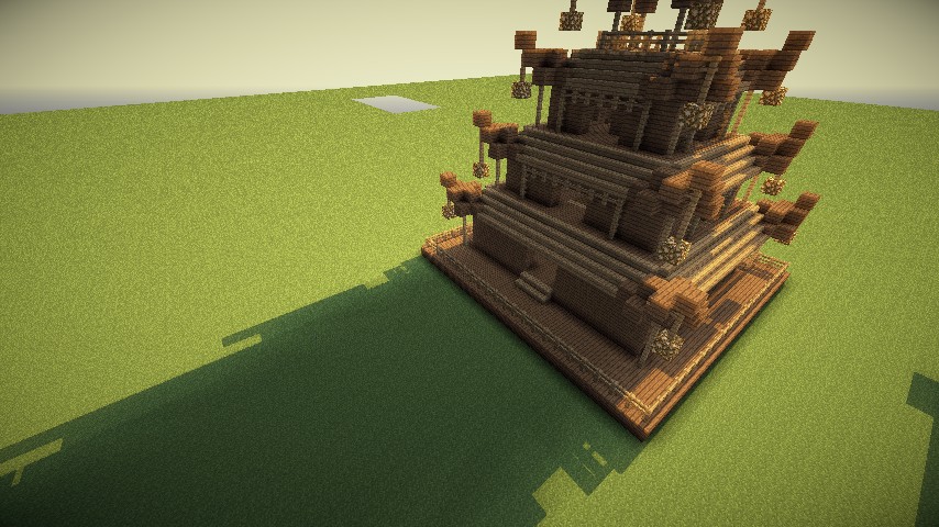 Chinese-style house Minecraft Map
