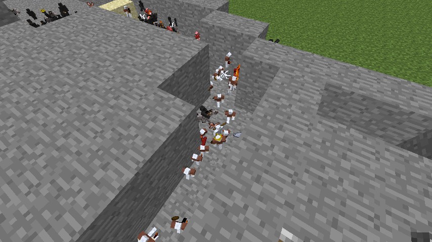 THIS IS SPARTA!!!! [clay soldiers map] Minecraft Map