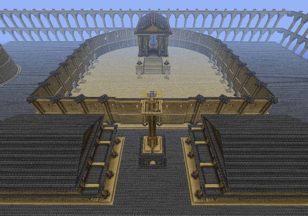 Trajans Forum (Trajans Forum, Market, Basilica, and Temple) Minecraft Map