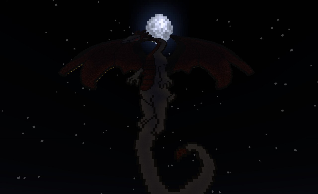 Pixel Art - Draco Dragon Minecraft Map