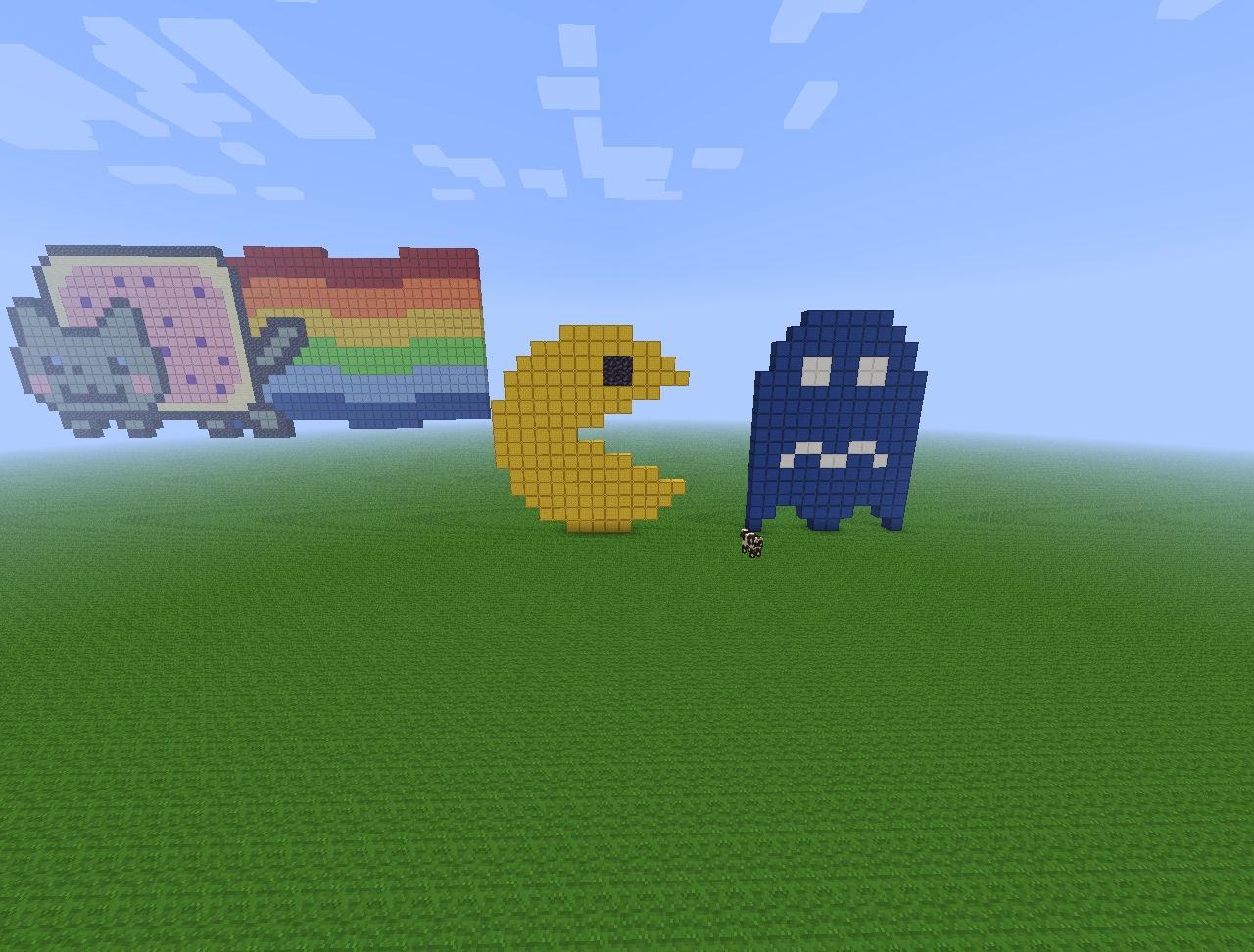 Pixel art Minecraft Map