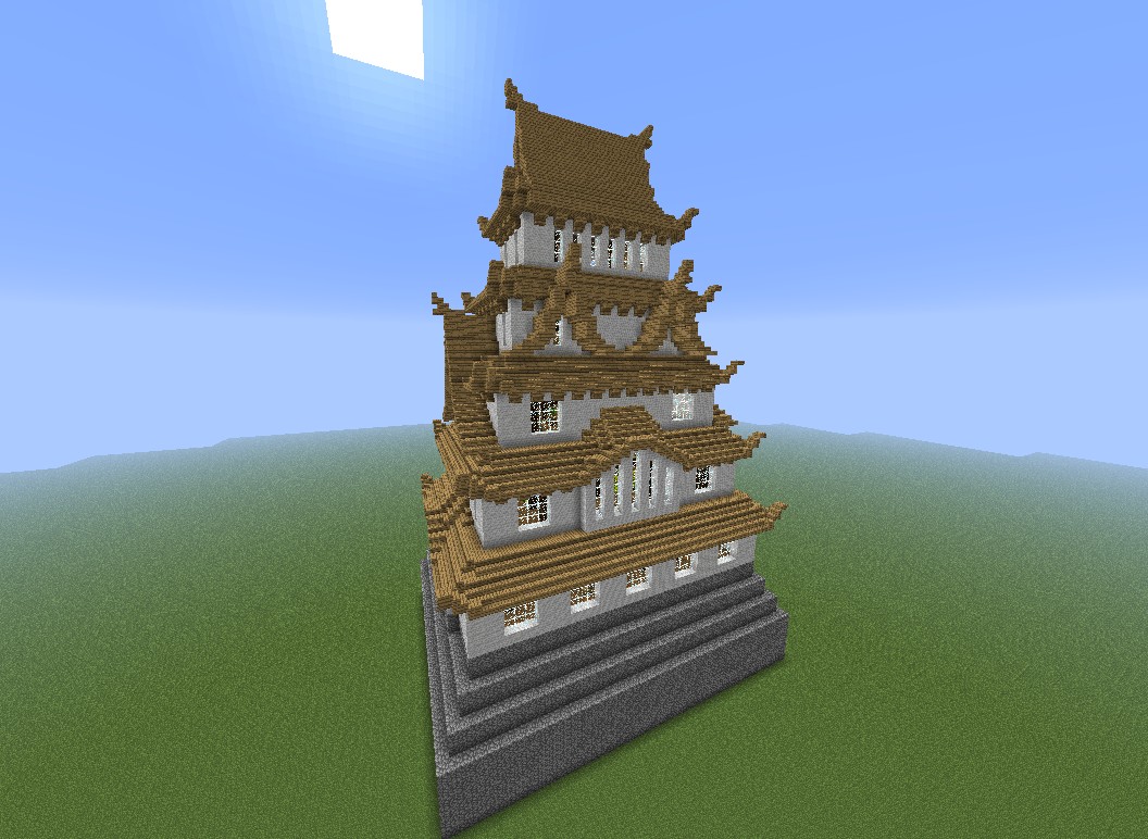 Japanese castle Minecraft Map
