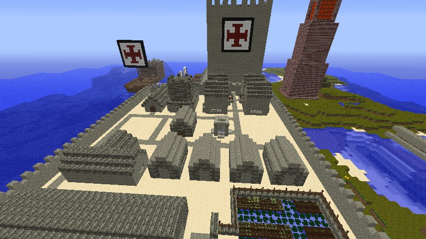 Templar castle Minecraft Map