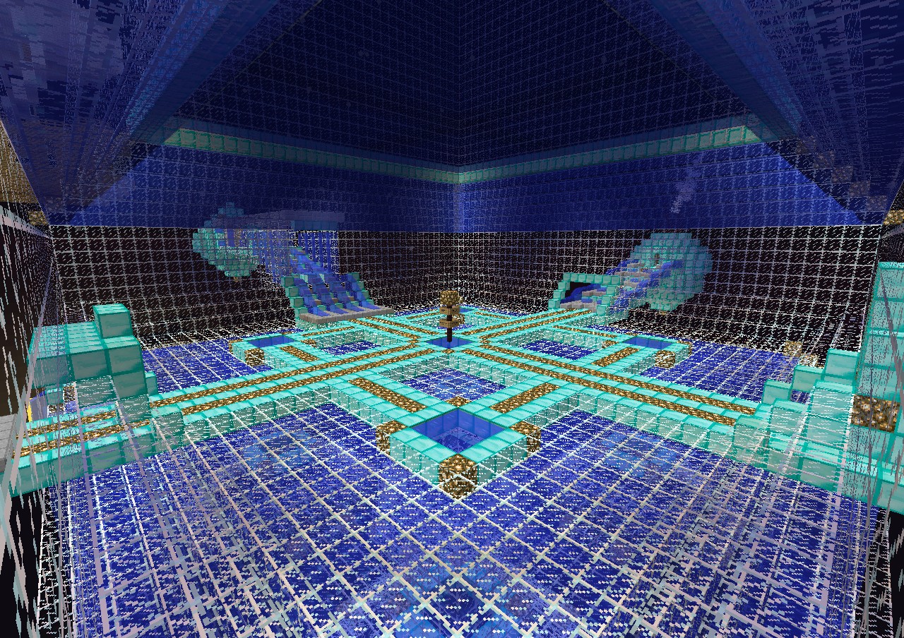 The Water Castle of the Sky Minecraft Map