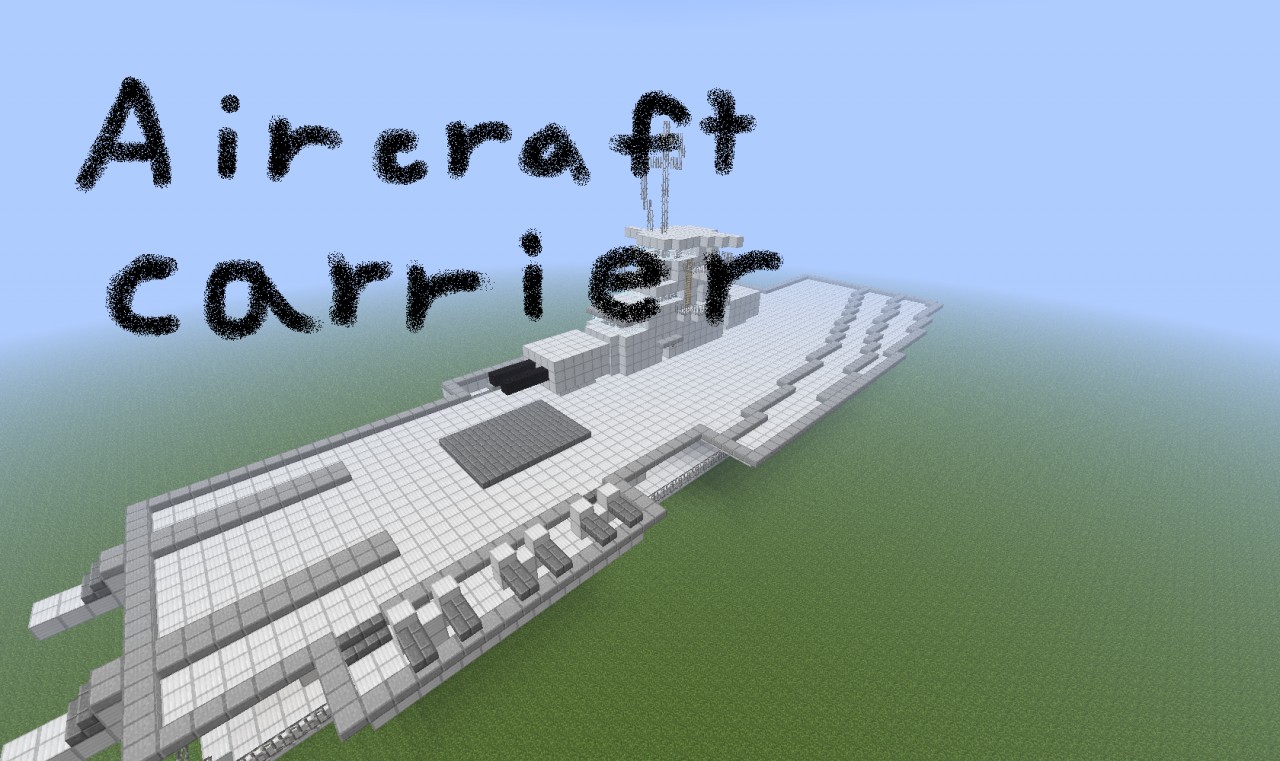 Aircraft Carrier Minecraft Map