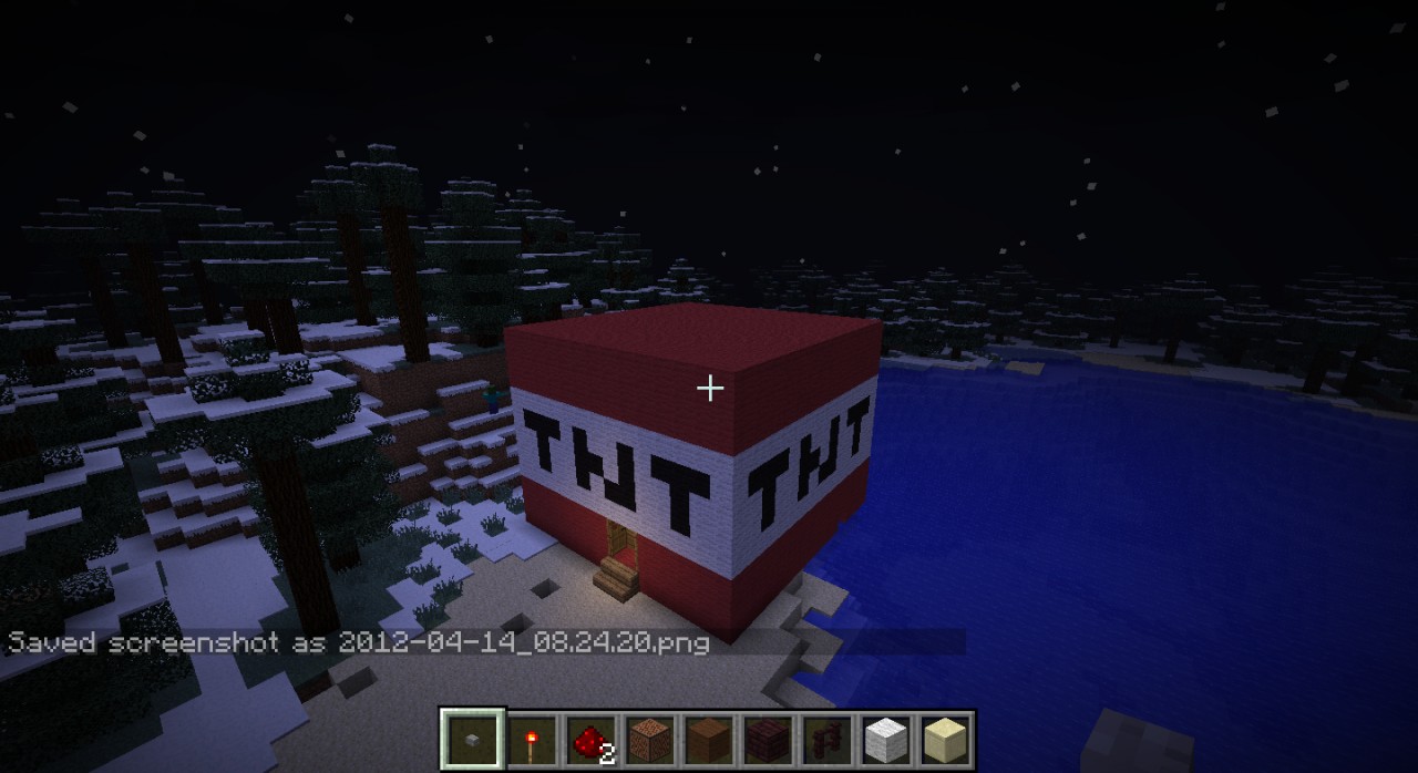 Massive Tnt Pixel art/house Minecraft Map