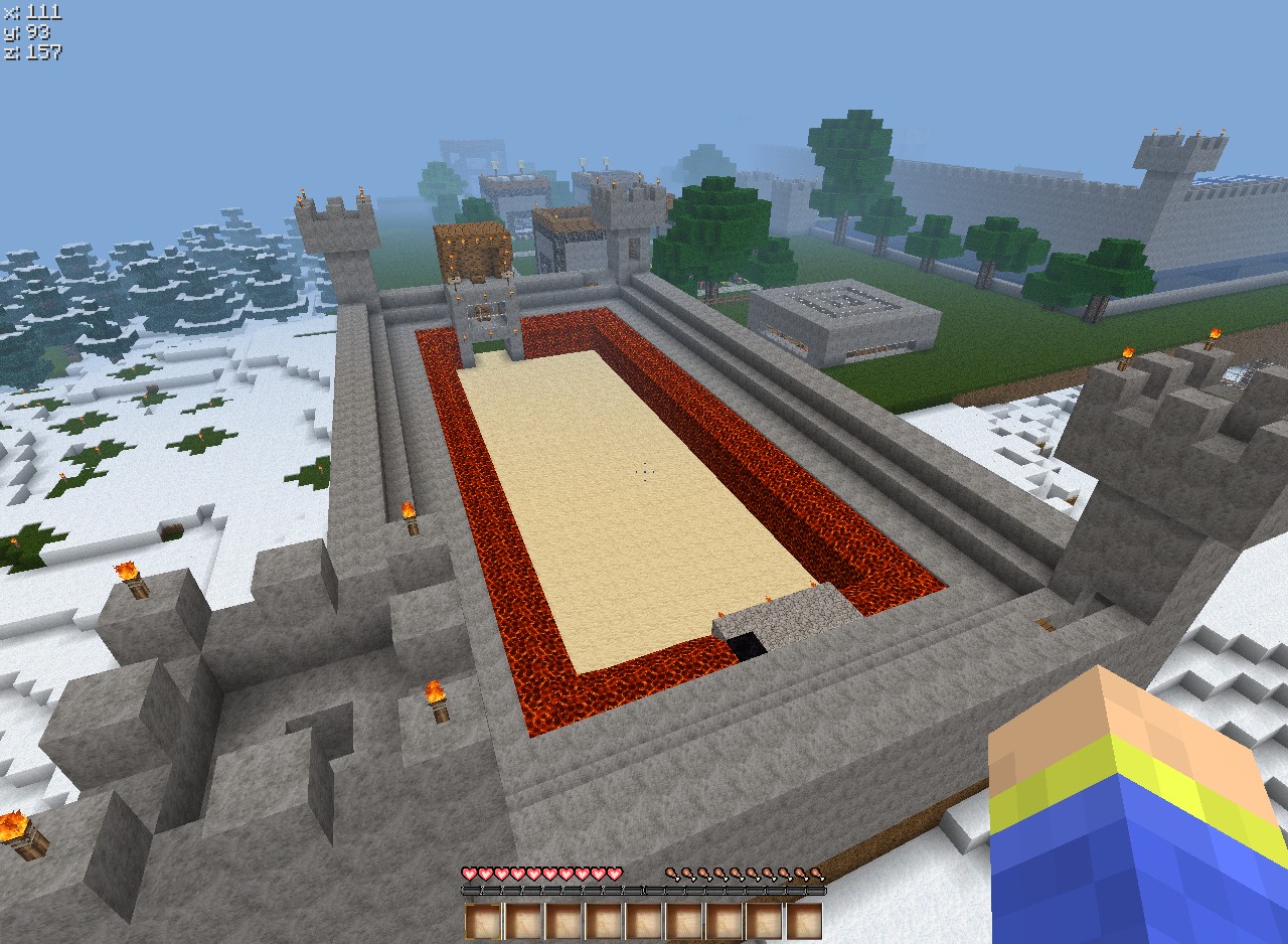 From Friend Ruebenstein Castle Arena Minecraft Map