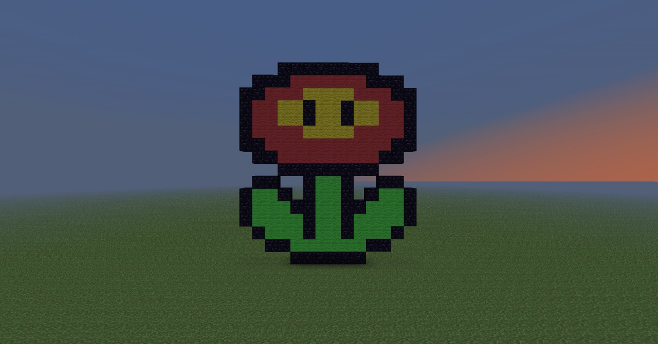 Red Flower From Mario Minecraft Project
