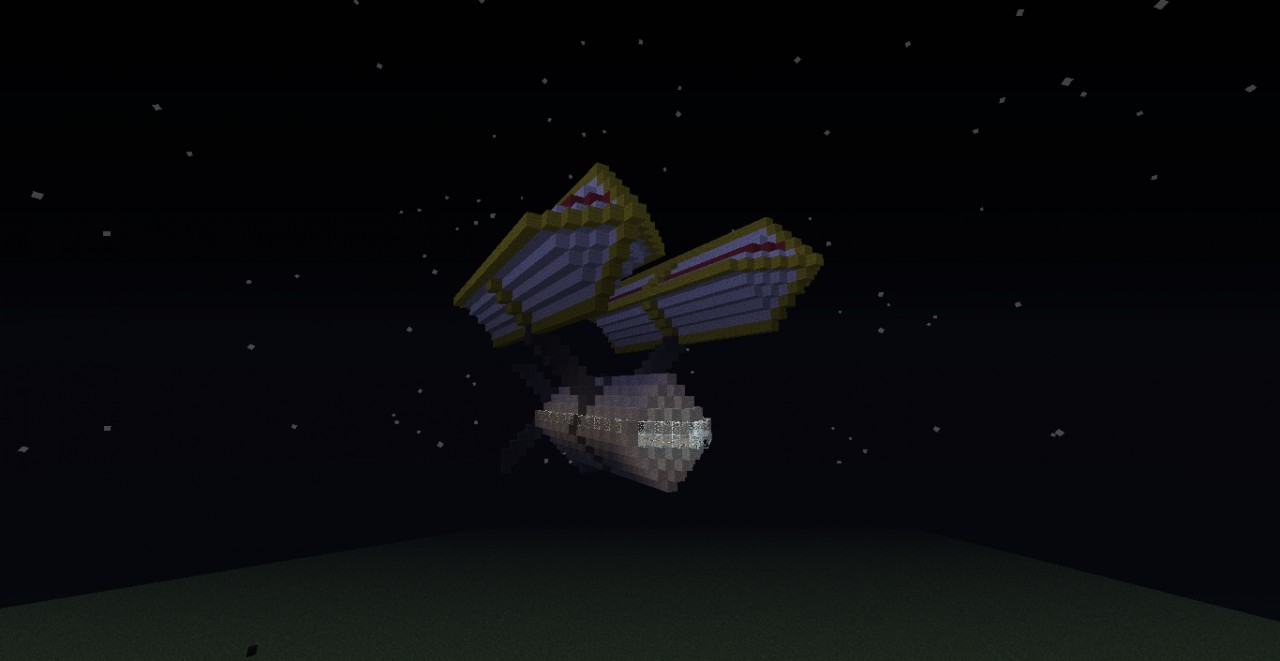 Small sized air ship Minecraft Map