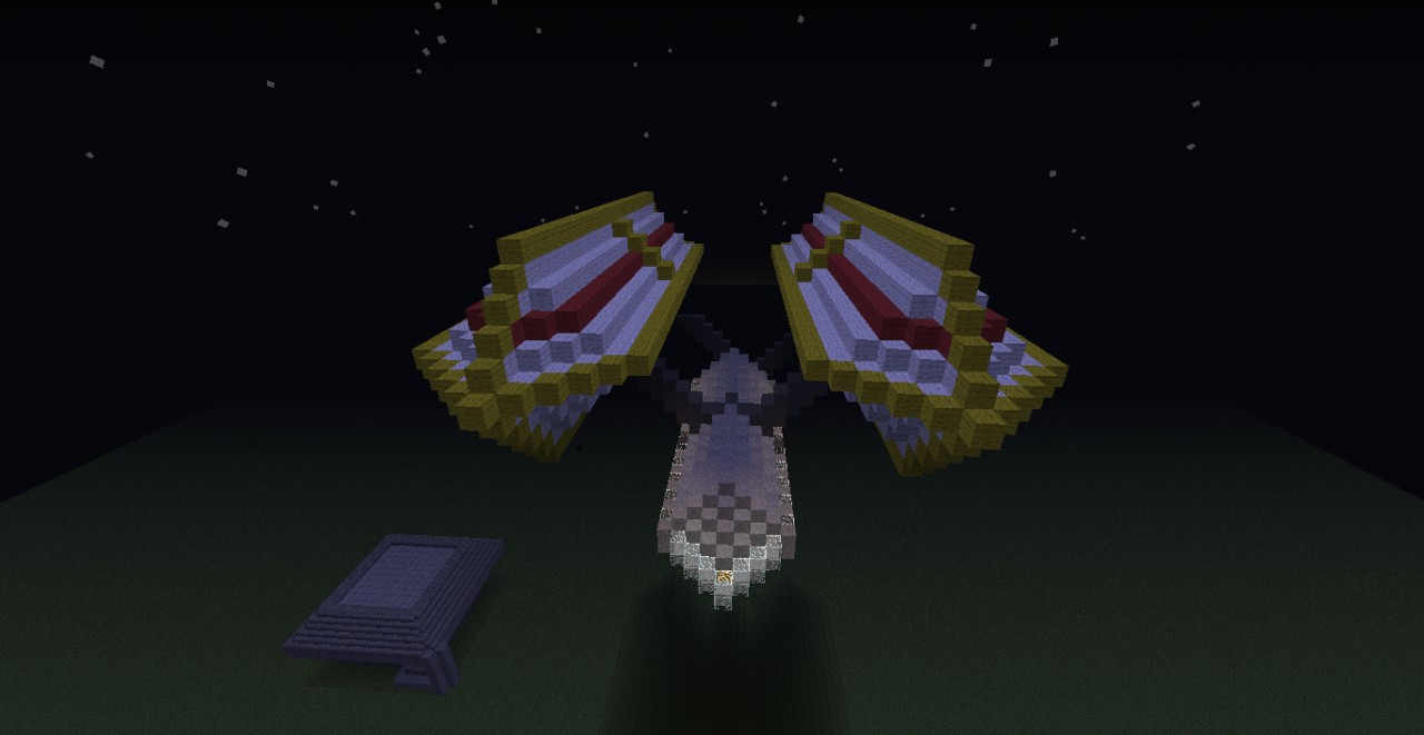 Small sized air ship Minecraft Map