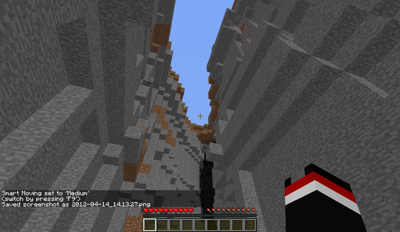 Ravine challenge Minecraft Map