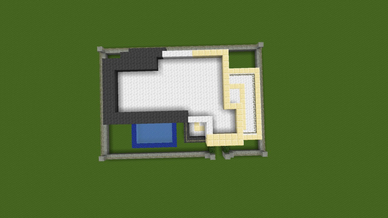 modern house version 1 Minecraft Map