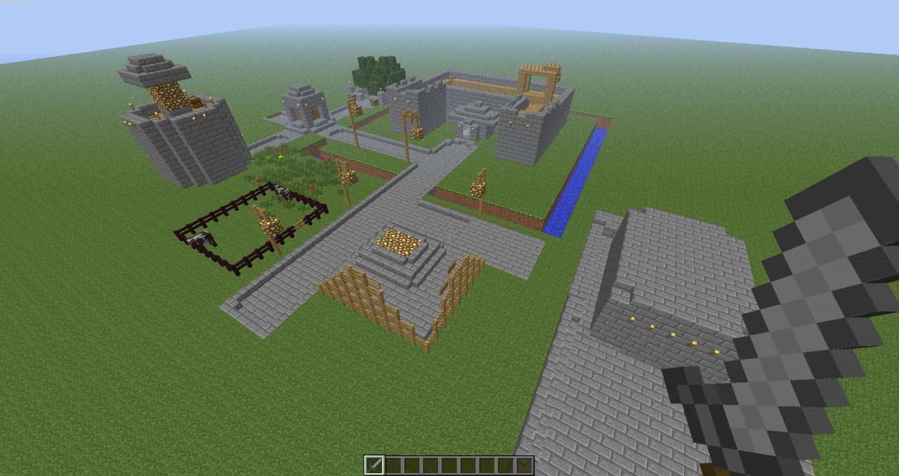 The village survival Minecraft Map
