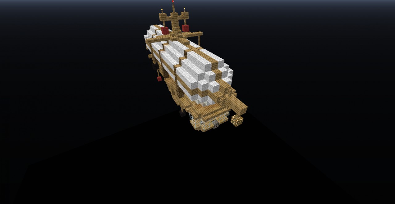 imperial passenger airship Minecraft Map