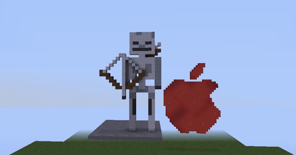 skeleton Minecraft Map