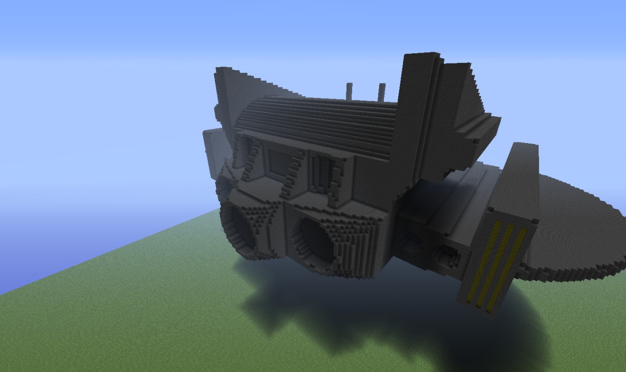 Destroyer Spaceship Minecraft Map