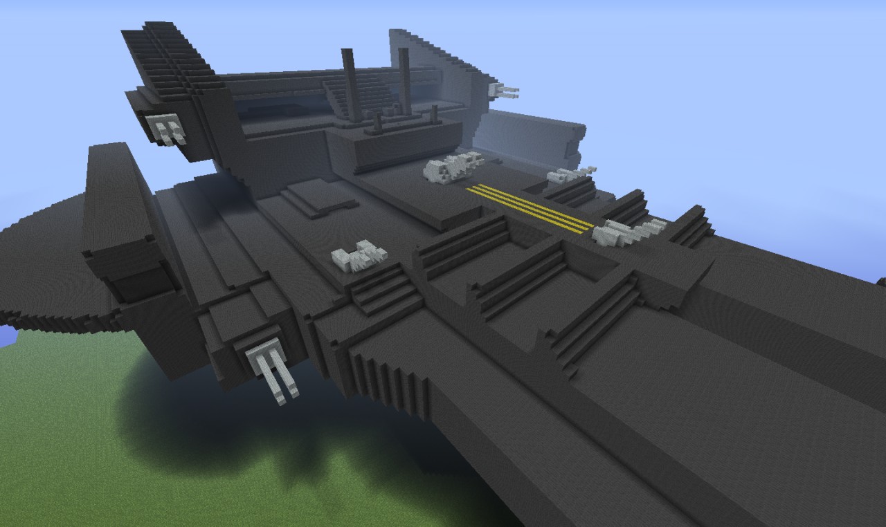 Destroyer Spaceship Minecraft Map