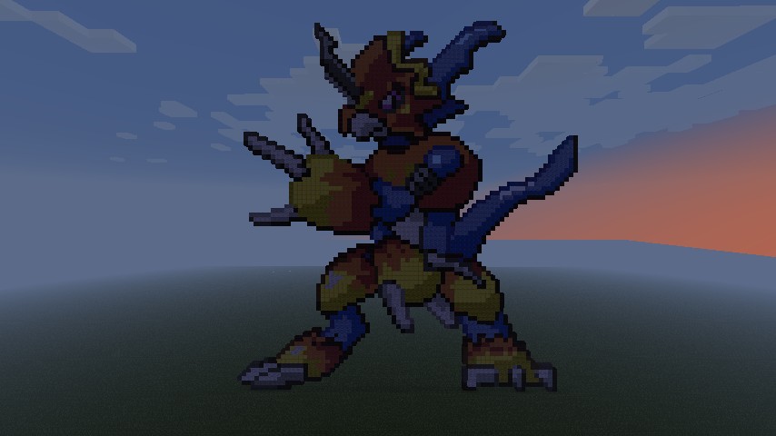Flamedramon (Digimon) Minecraft Map
