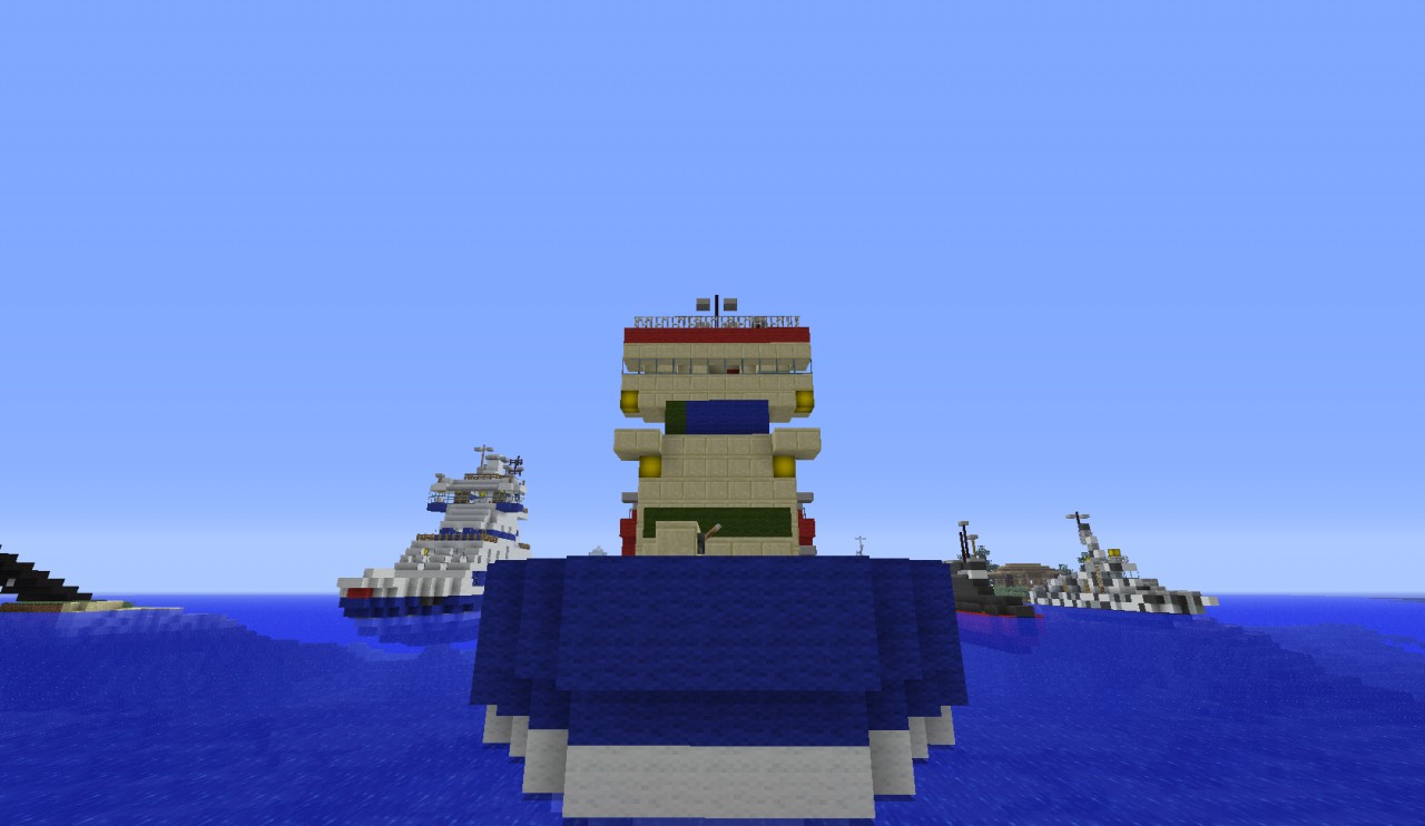 Swedish icebreaker Oden Minecraft Map