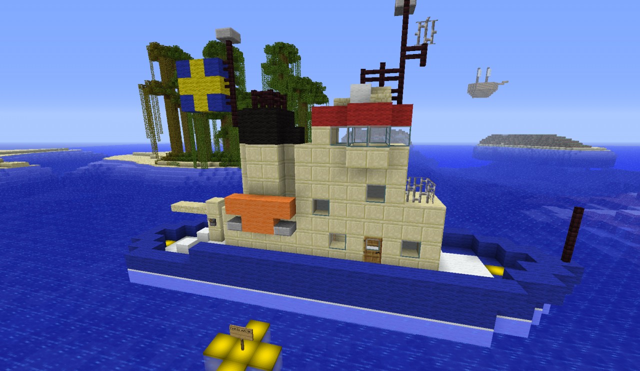 Swedish icebreaker Ale Minecraft Map