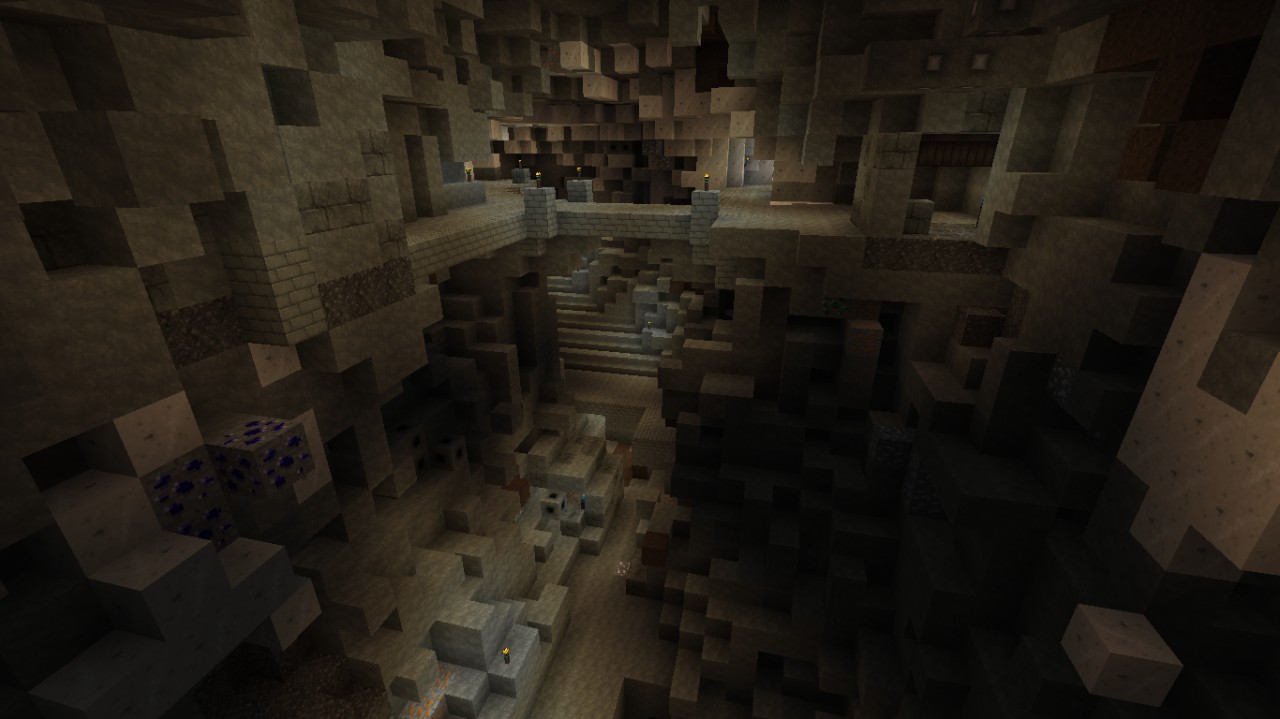 Dwarven Fortress and Mine. Minecraft Map