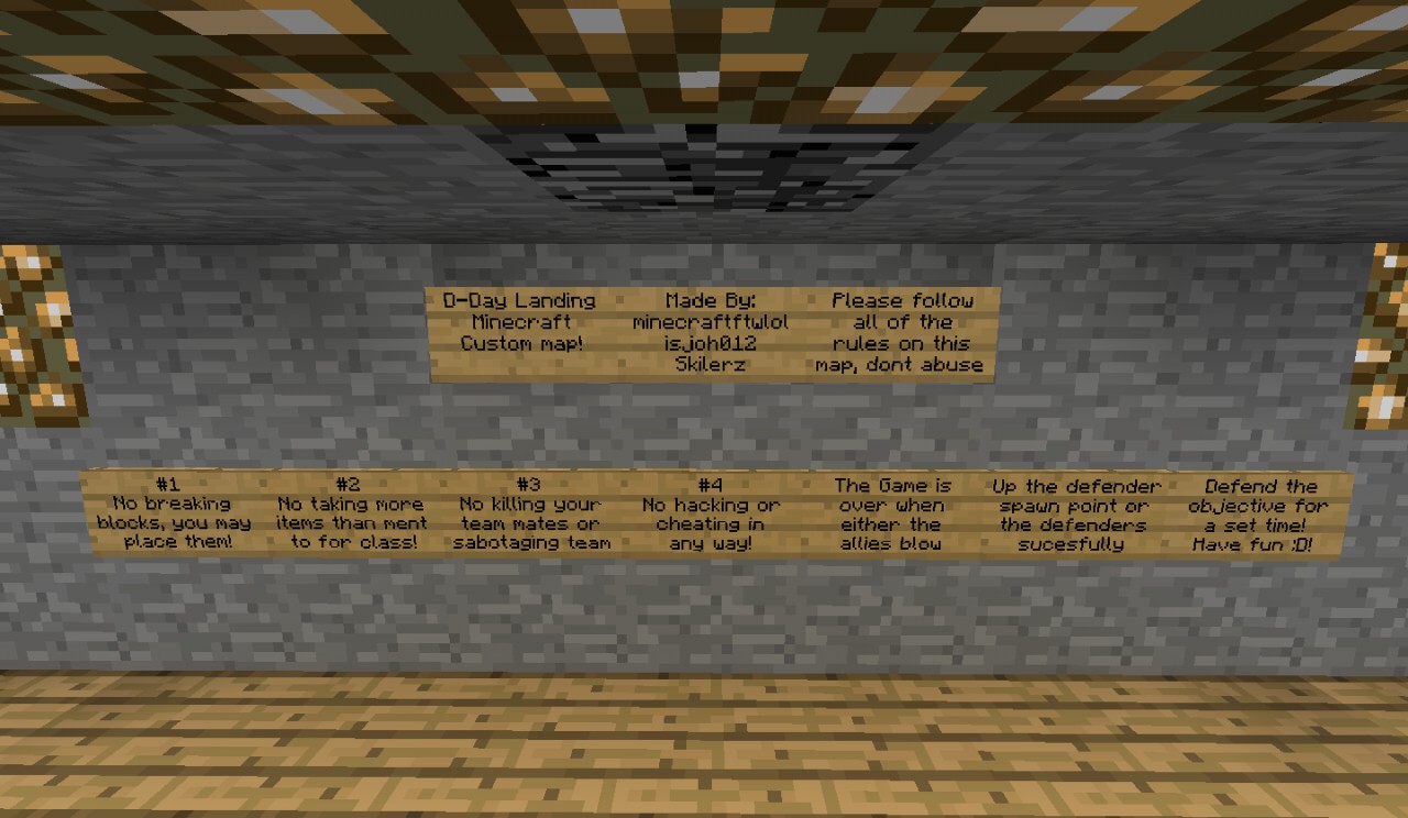 Omaha Beach - Minecraft Multiplayer custom map ( D-Day ) Minecraft Map