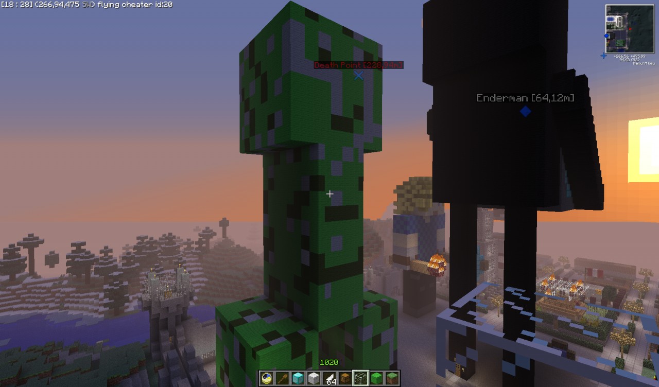 Creeper Minecraft Map