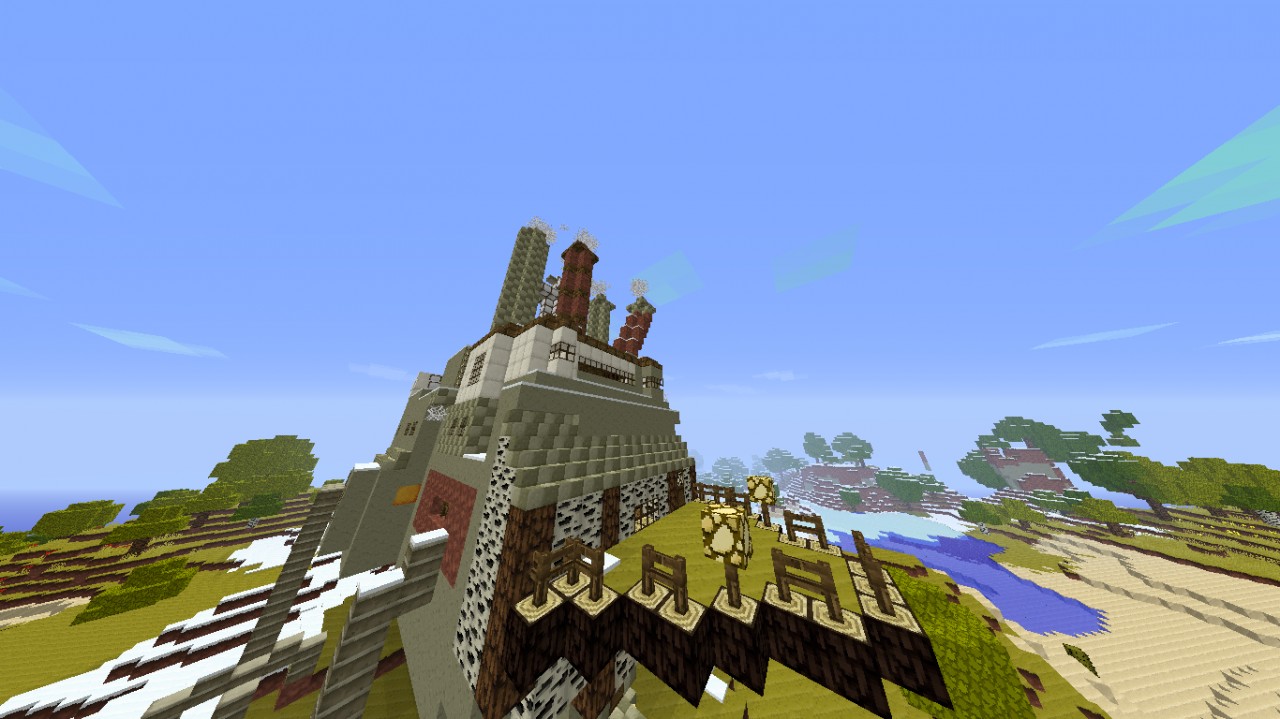 Howls Moving Castle Minecraft Map