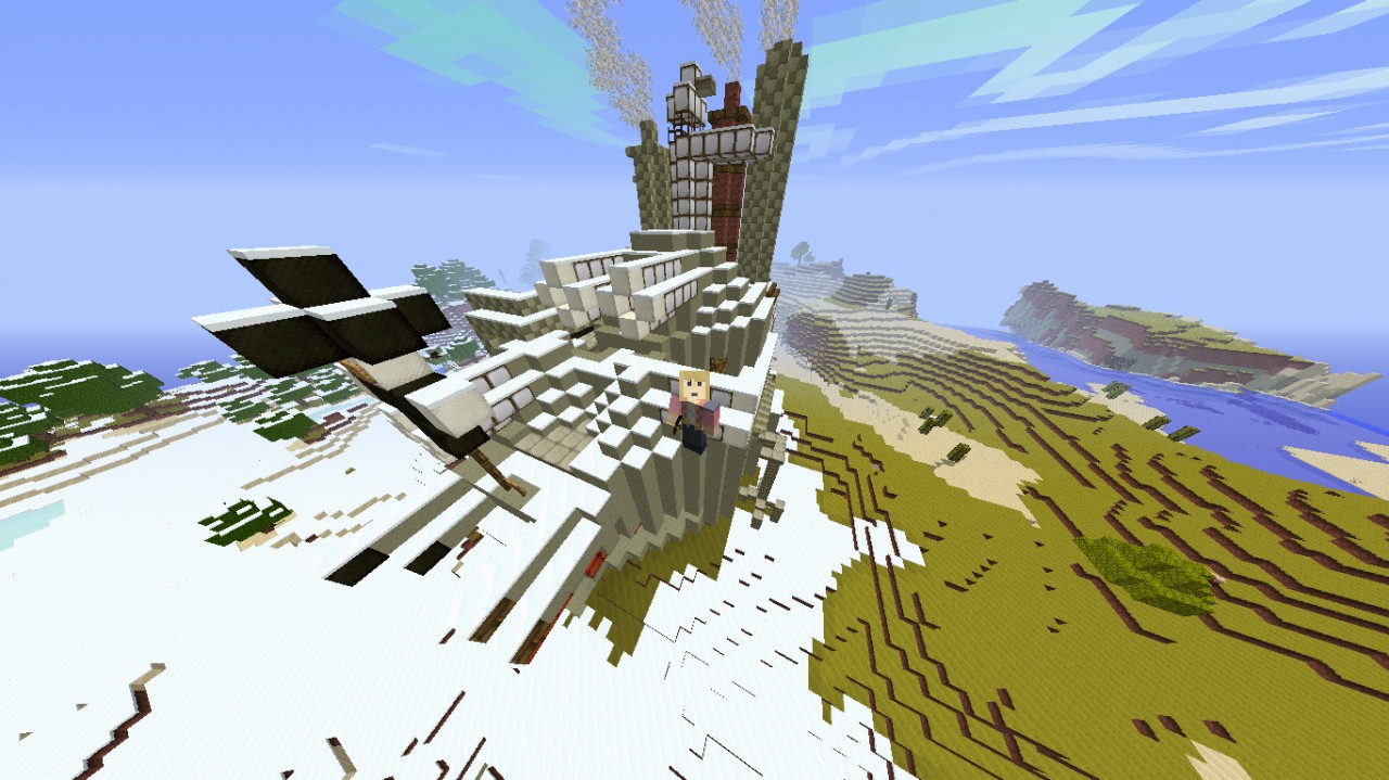 Howls Moving Castle Minecraft Map