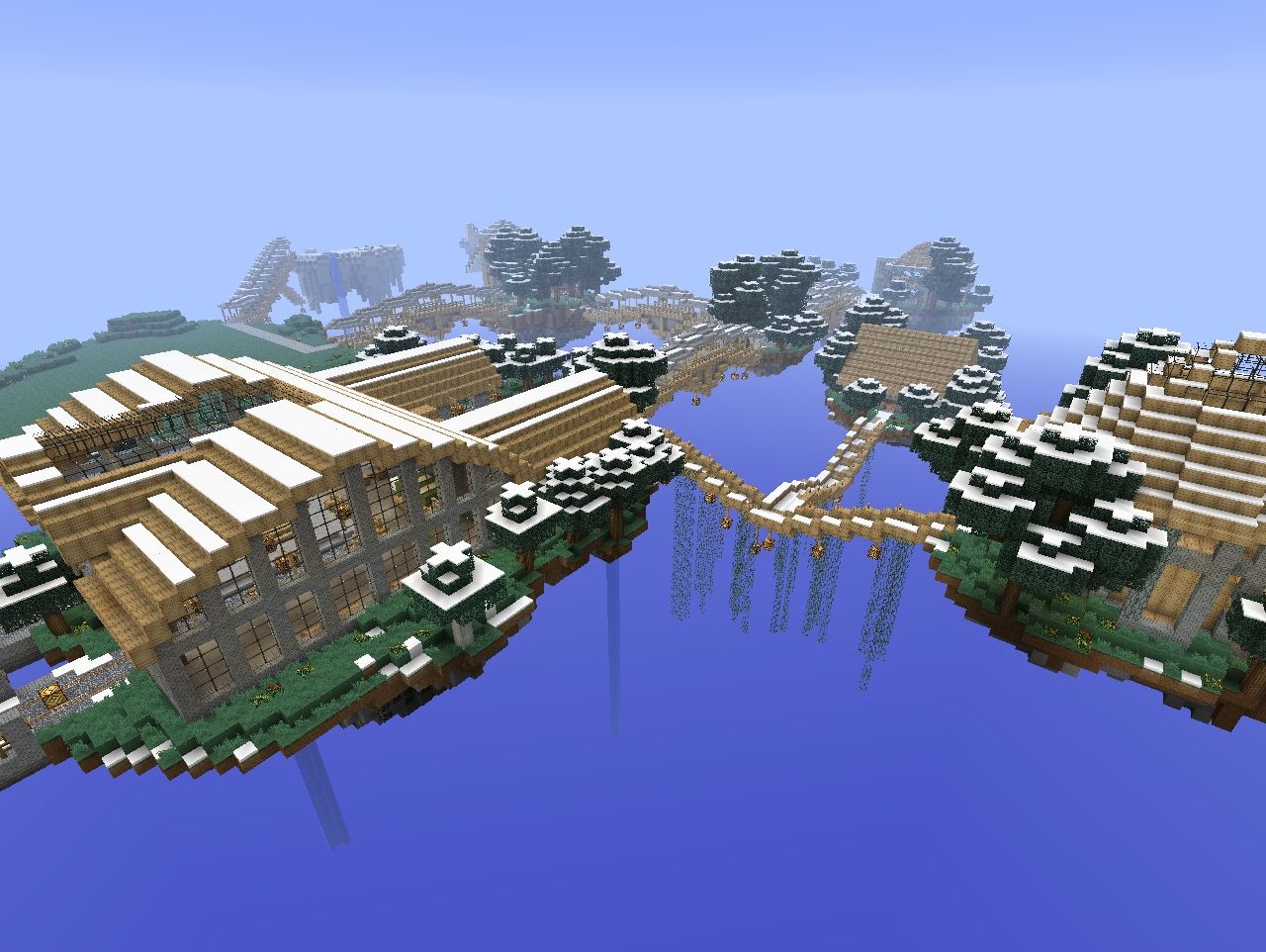 floating islands Minecraft Map