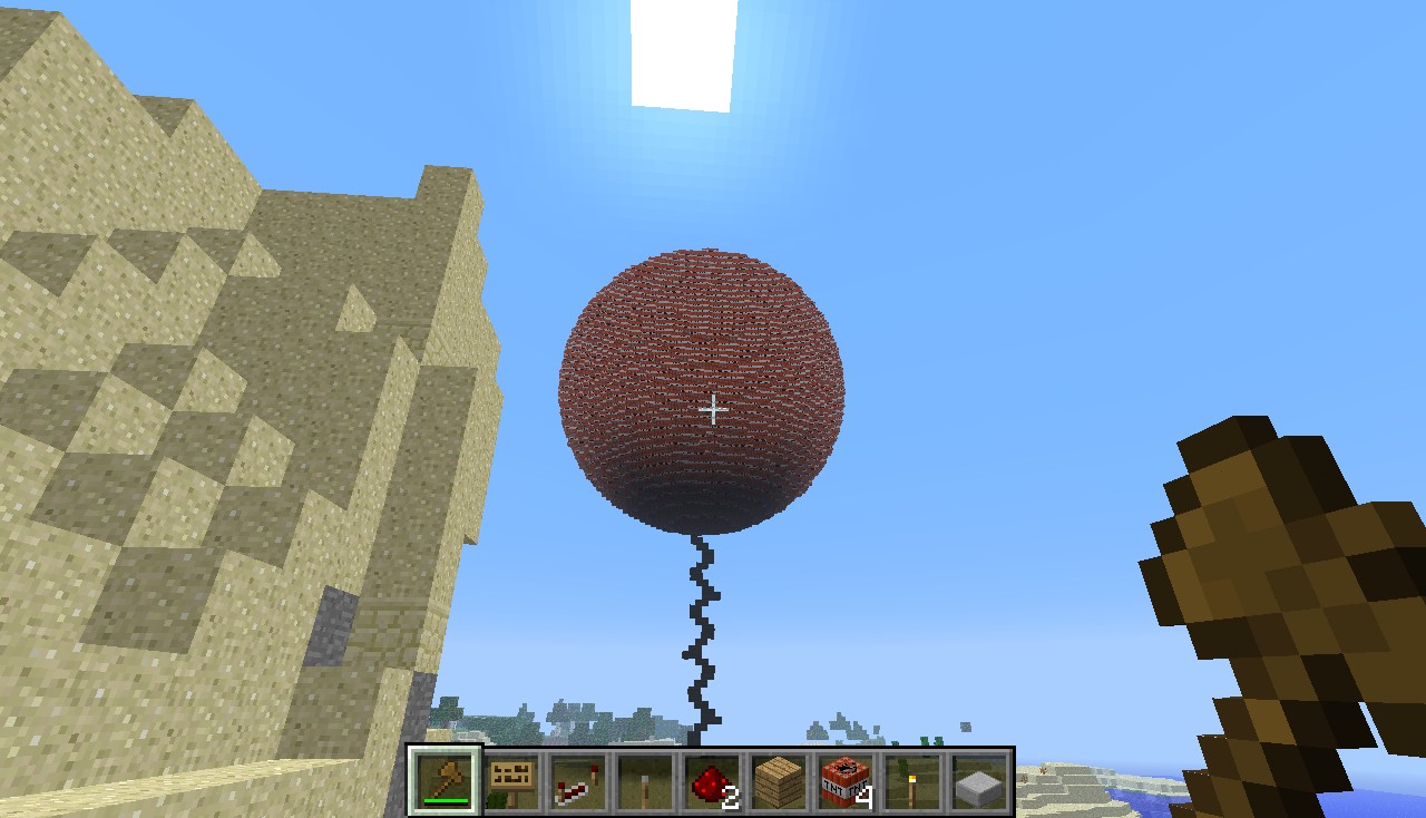 Floating Ball O' TNT Minecraft Project