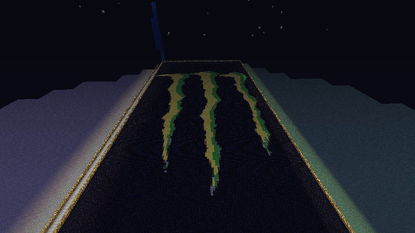 Monster Energy emblem (ITS HUGE!!!) Minecraft Project