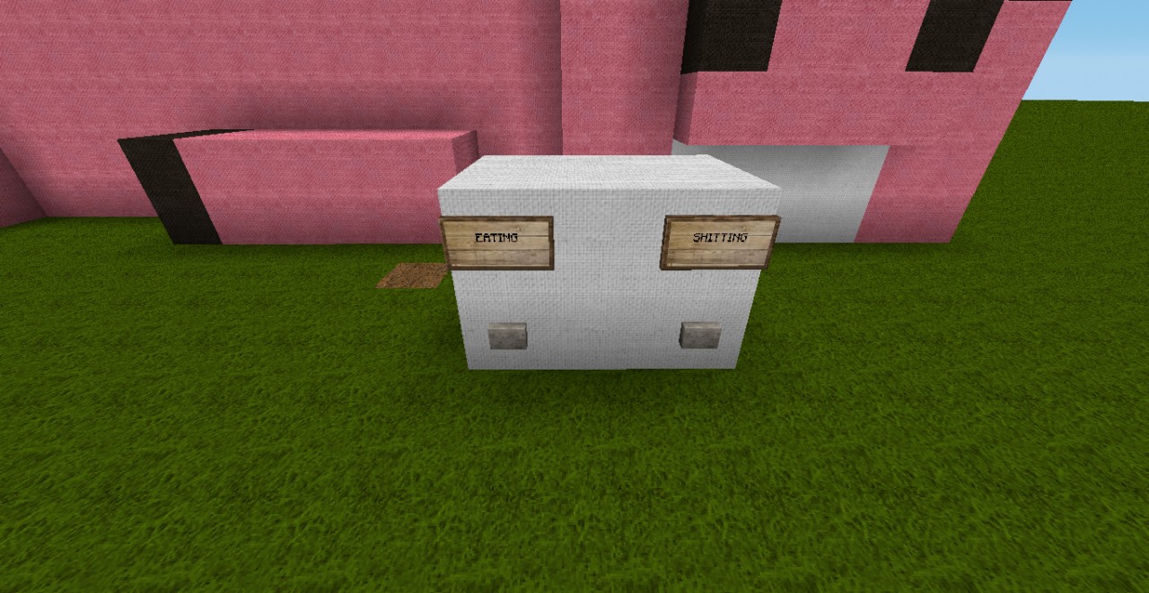 [Redstone Animal Series]The Pig- He eats!!!-He shits!!! Minecraft Map
