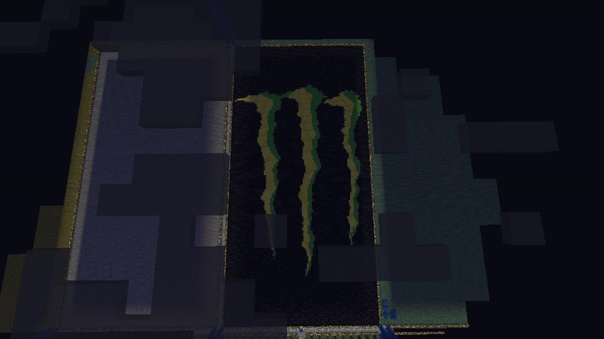 Monster Energy emblem (ITS HUGE!!!) Minecraft Map
