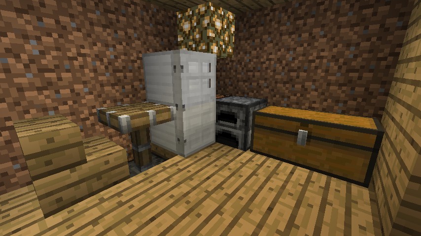 Big Grass Block with inside House Minecraft Map