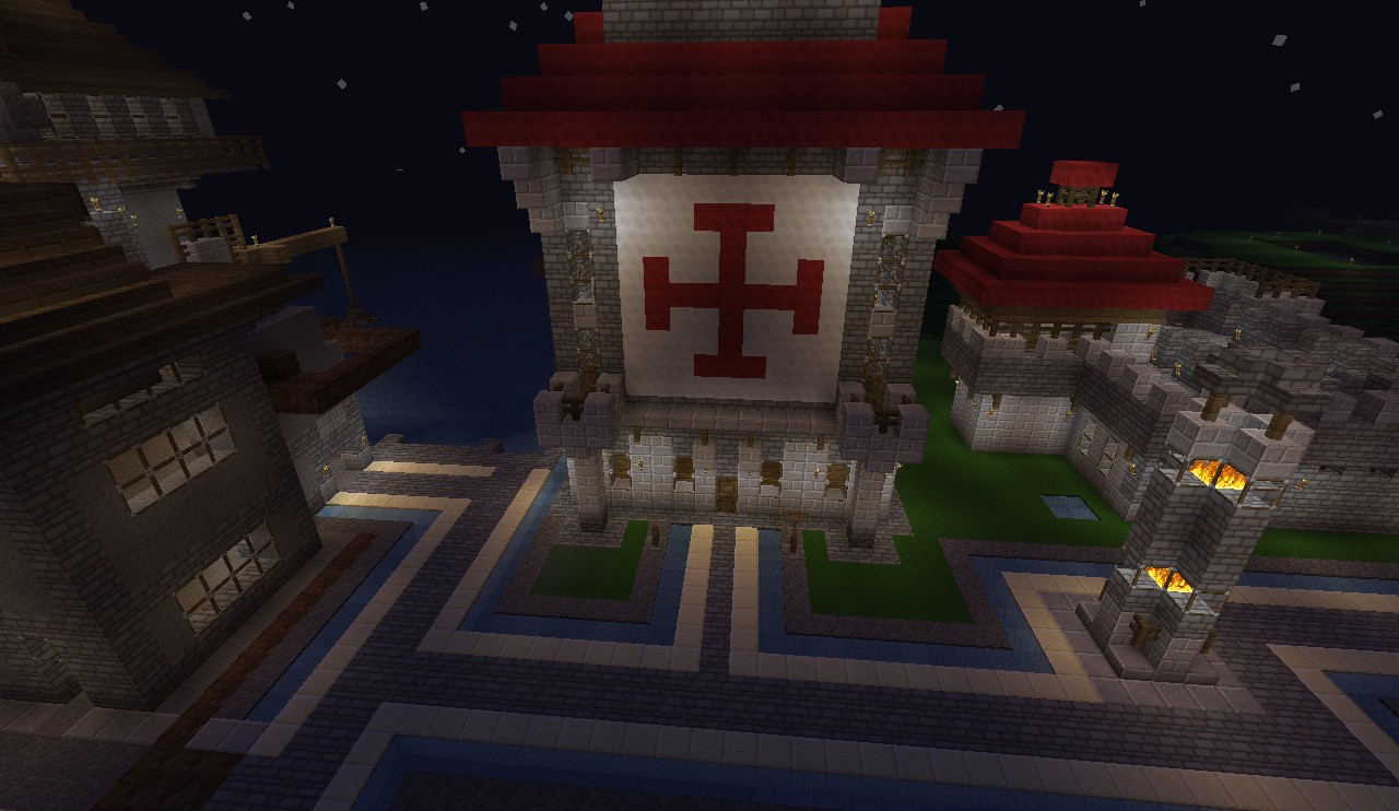 Port morski templariuszy - Seaport of Knight Templars Minecraft Map