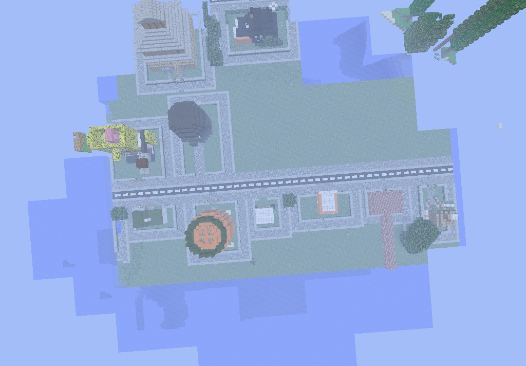 first cartoon planet Minecraft Map