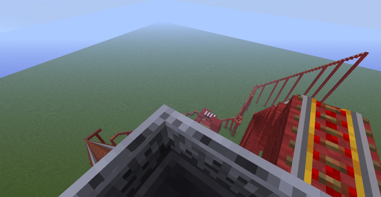 Big Red- Roller Coaster ride! Minecraft Map